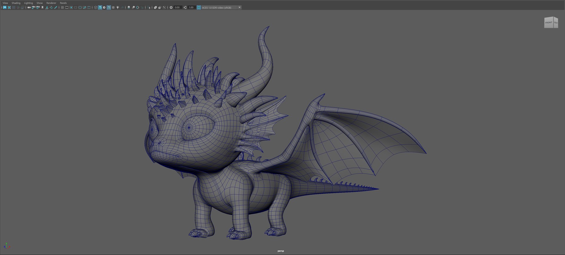 Cartoon Dragon Male Character Model - TurboSquid 2369434