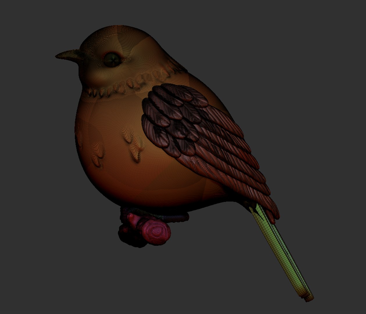 Fat Sparrow 3D Model - TurboSquid 1608258