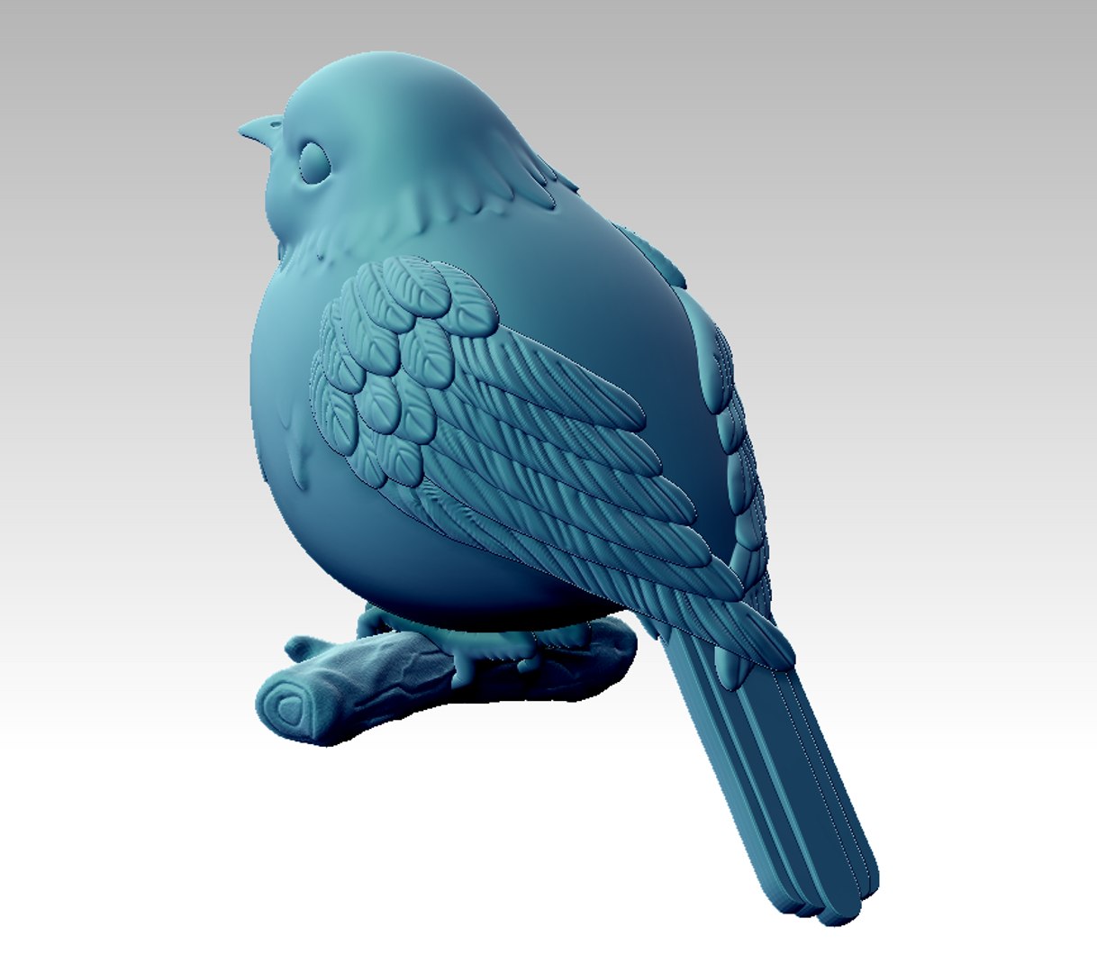 Fat Sparrow 3D Model - TurboSquid 1608258