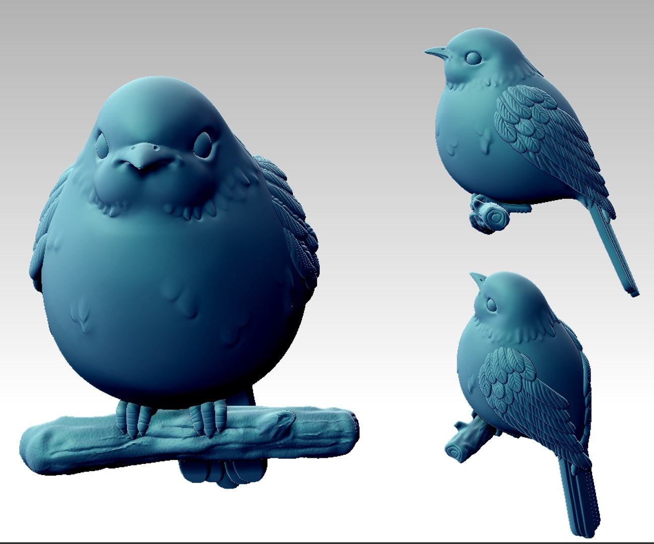 Fat Sparrow 3D Model - TurboSquid 1608258
