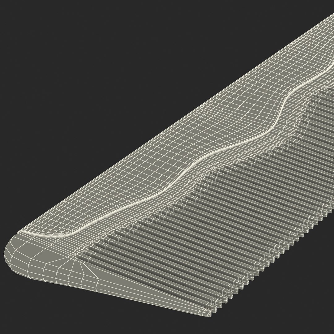 3d model decorative comb