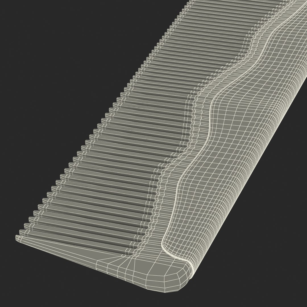 3d model decorative comb