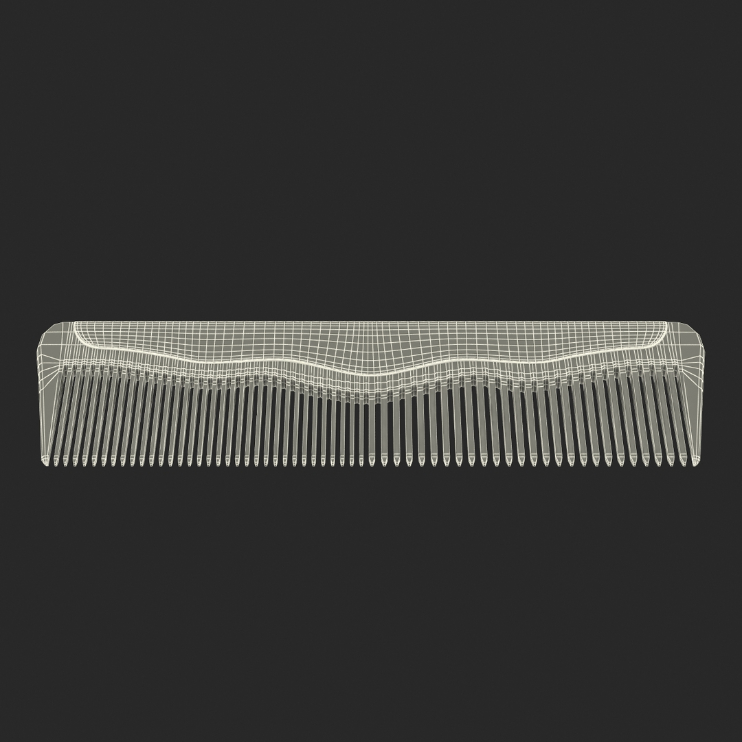 3d Model Decorative Comb