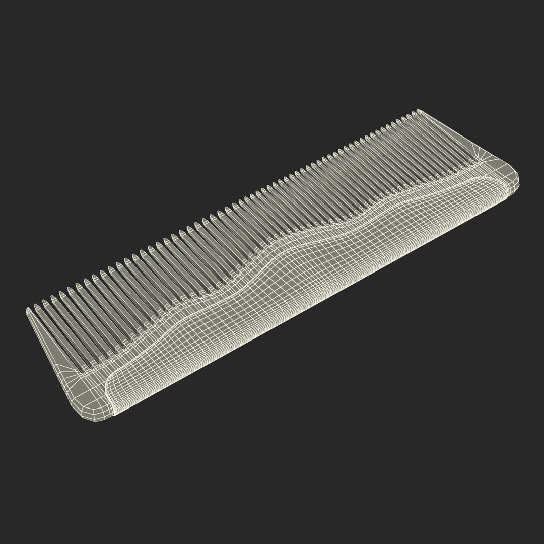 3d model decorative comb