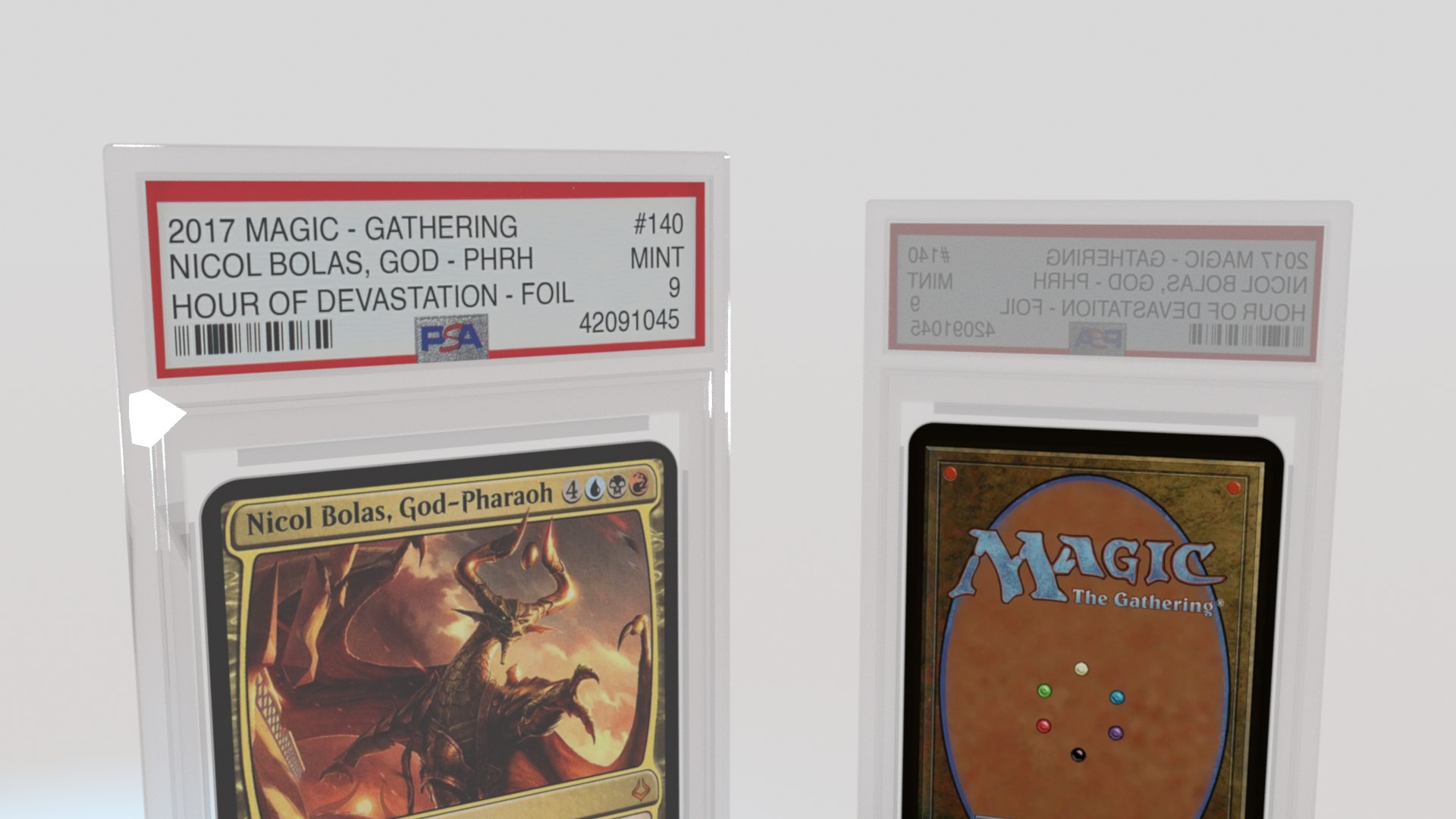 3D Magic The Gathering Graded Card Case With Display Stand Model ...
