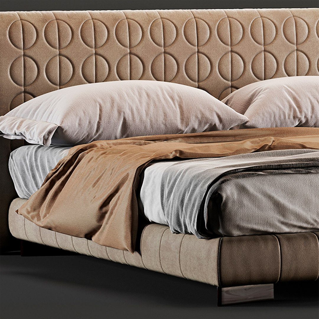 Bed Minotti 3D Model - TurboSquid 1563920