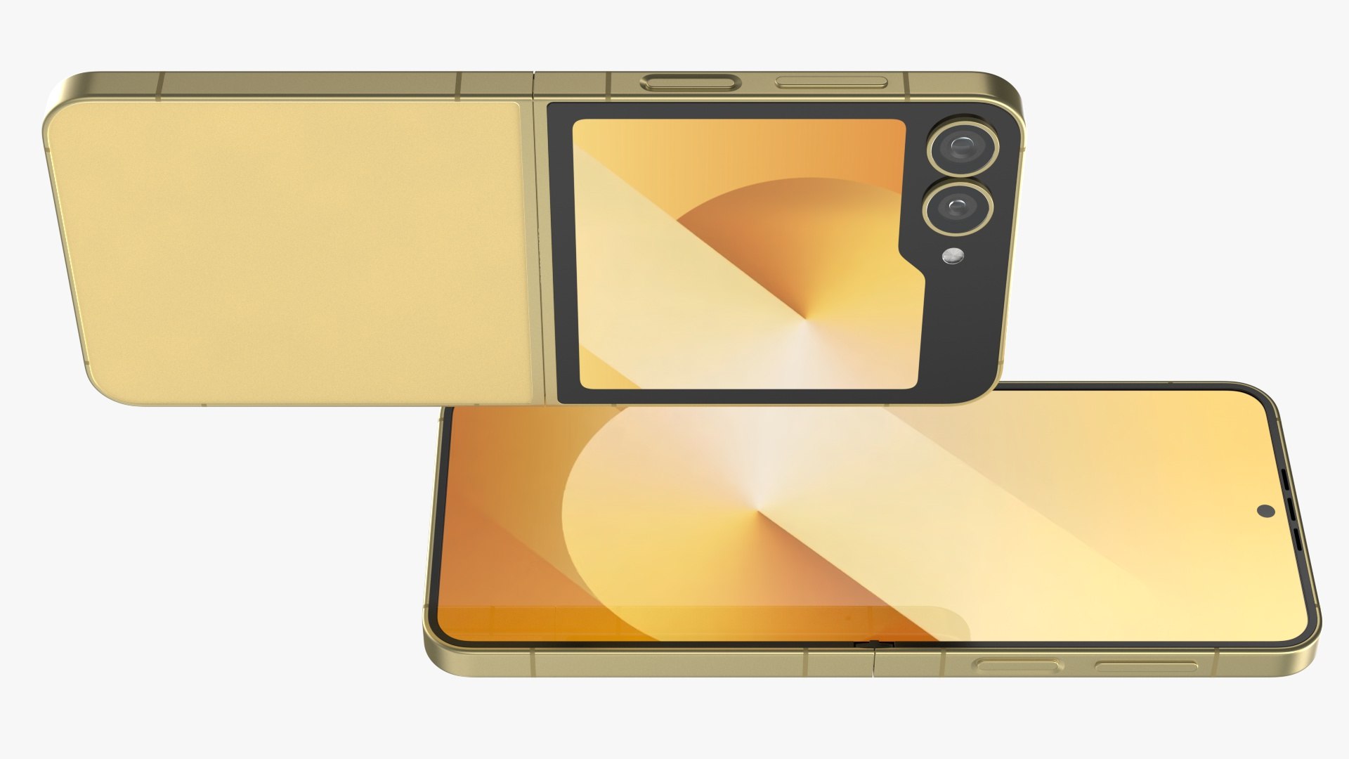 3D Samsung Galaxy Z Flip 6 Yellow - TurboSquid 2248979