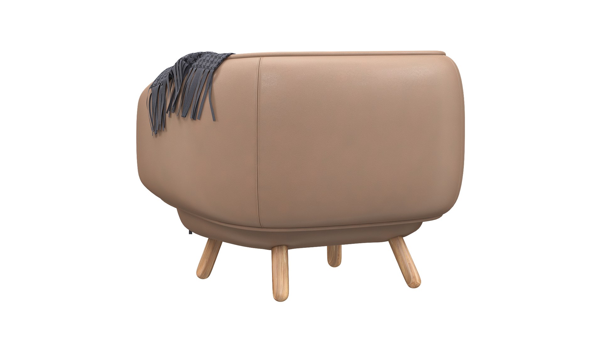 3D Snoopy Canape Genereux Par Iskos Berlin Armchair - TurboSquid 1826023