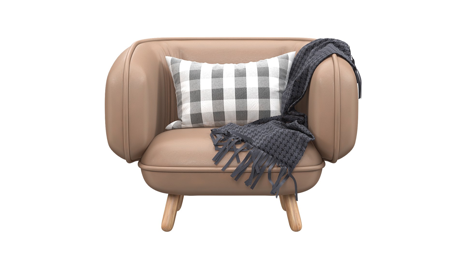 3D Snoopy Canape Genereux Par Iskos Berlin Armchair - TurboSquid 1826023