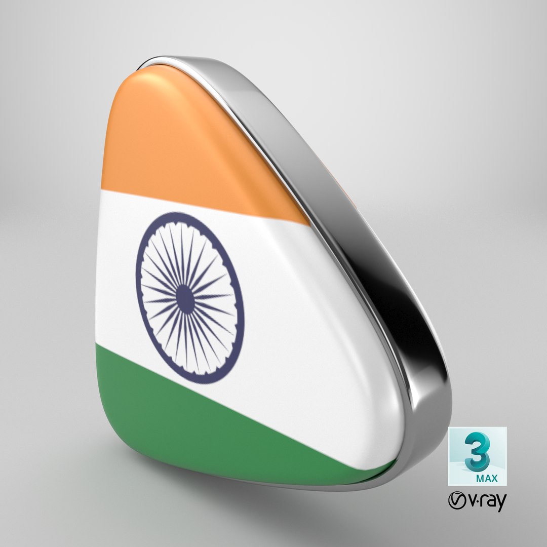 3D India Flag Icon - TurboSquid 2058940