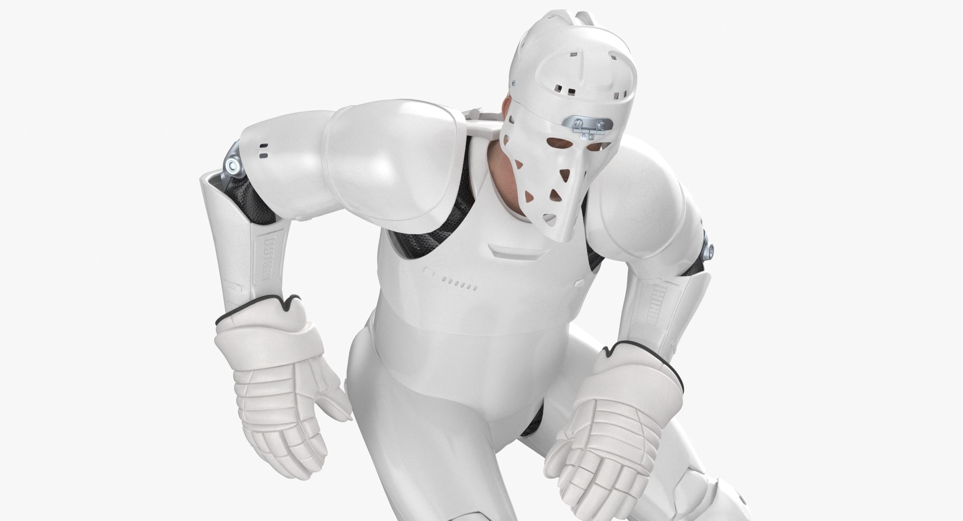 Hummanoid Hockey Player Pose 3D Model - TurboSquid 1584989