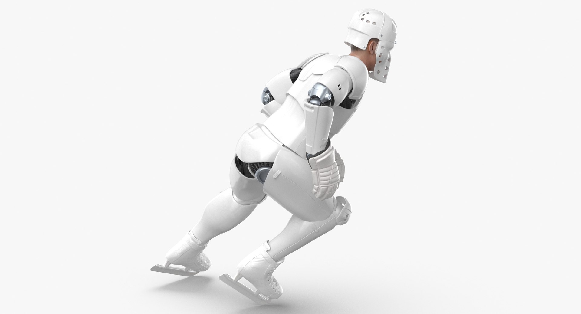 Hummanoid Hockey Player Pose 3D Model - TurboSquid 1584989