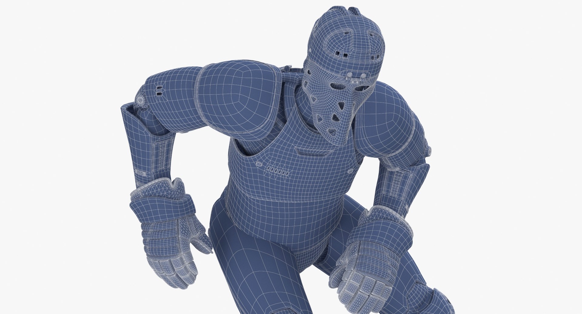 Hummanoid Hockey Player Pose 3D Model - TurboSquid 1584989