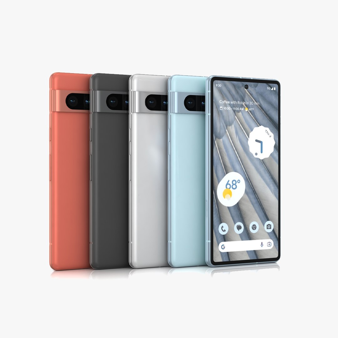 3D Google Pixel 7a - TurboSquid 2072218