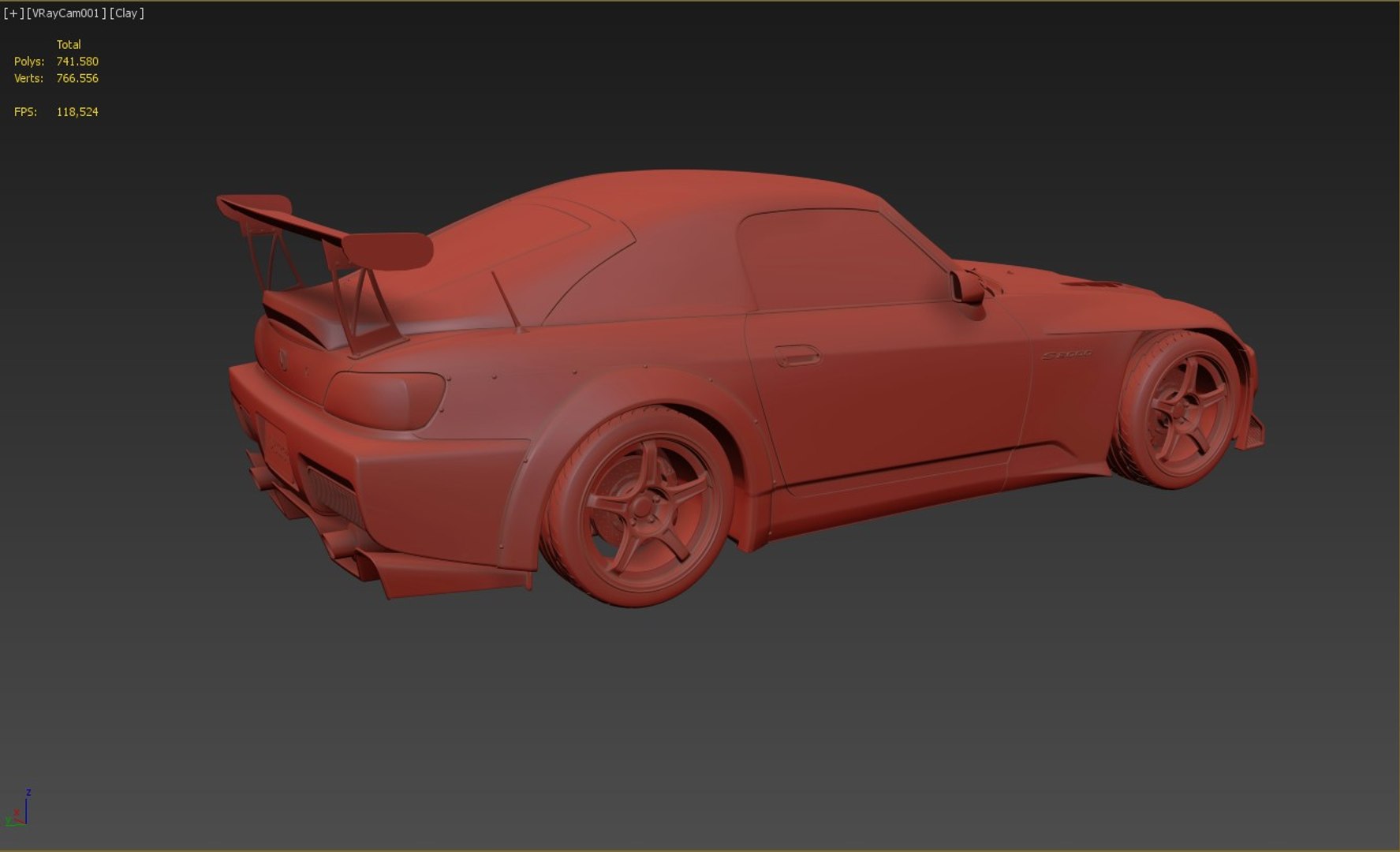3D Honda S2000 Spoon Sports Model - TurboSquid 2377862