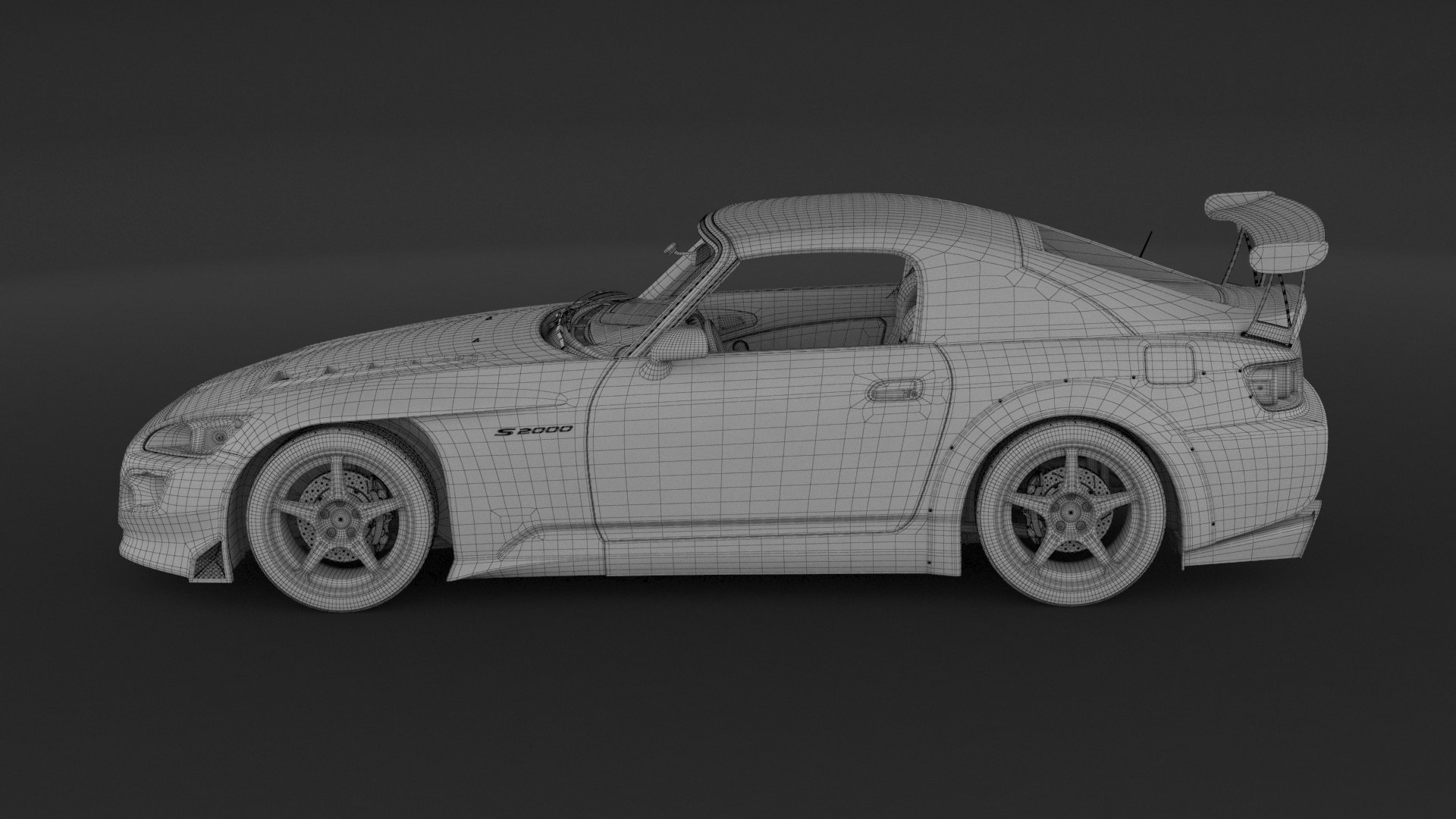 3D Honda S2000 Spoon Sports Model - TurboSquid 2377862