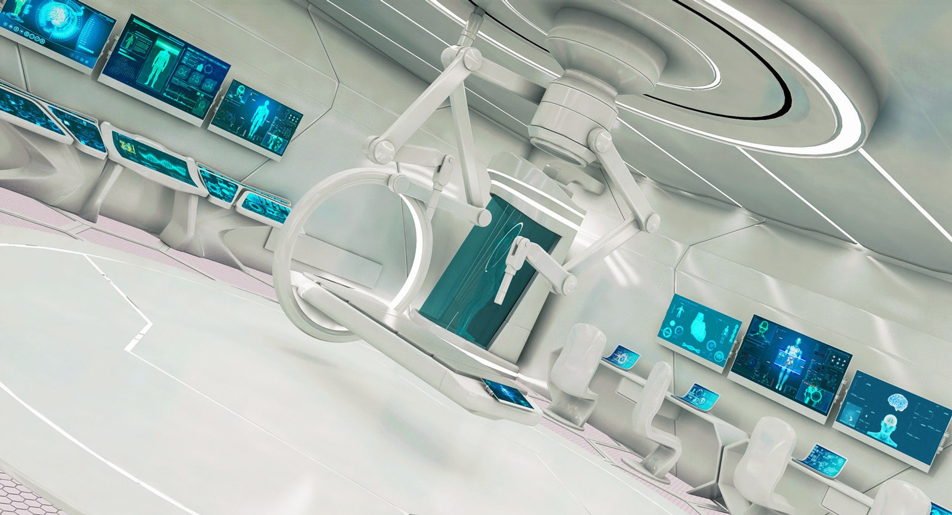 Sci-fi Control Room Model - TurboSquid 1431980