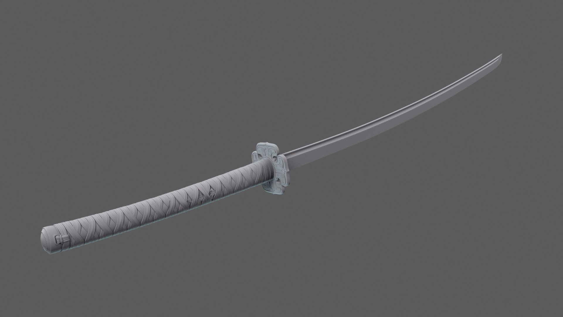 3d Model Katana Sword