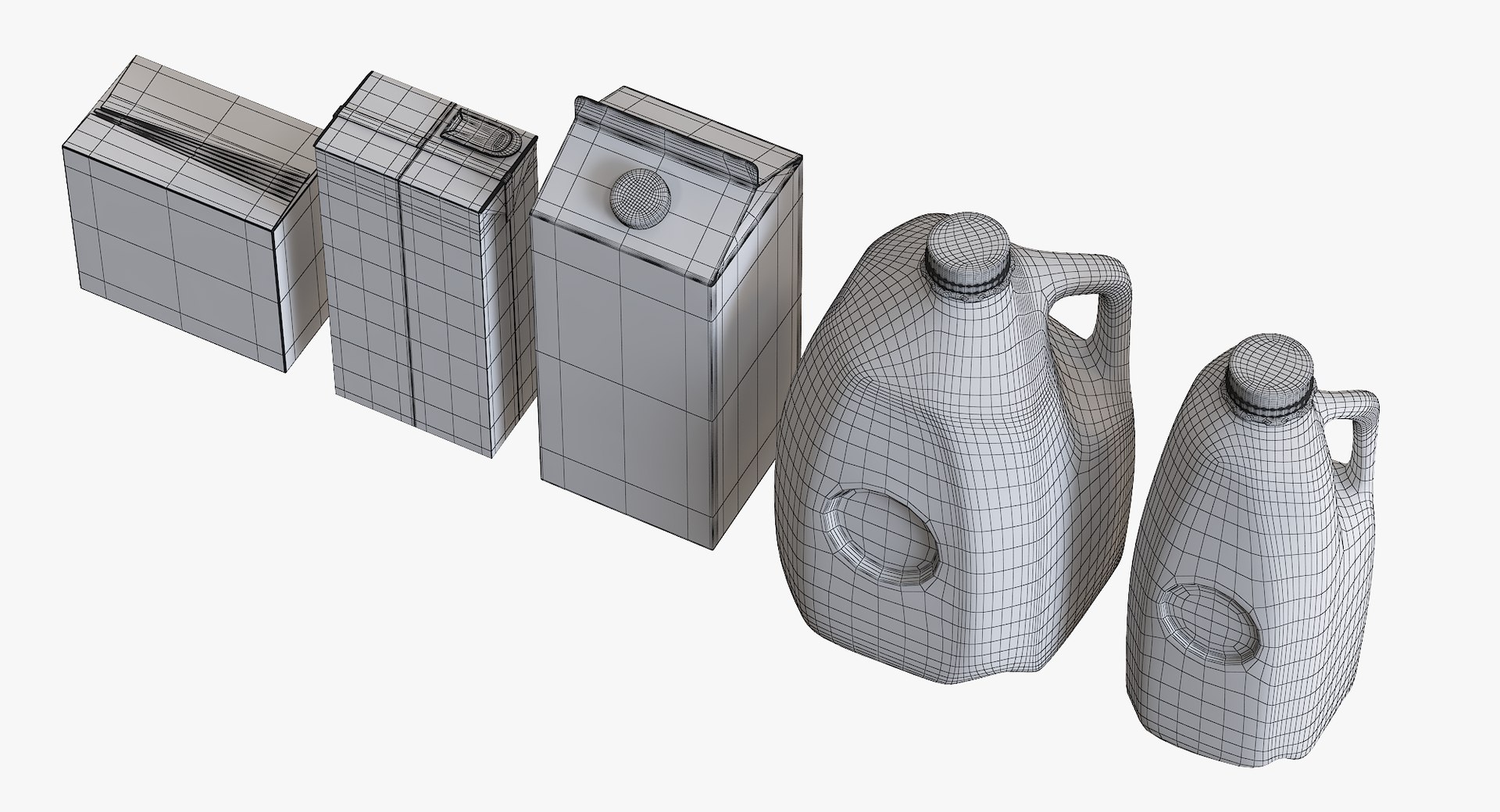 Milk dairy 3D model - TurboSquid 1339675