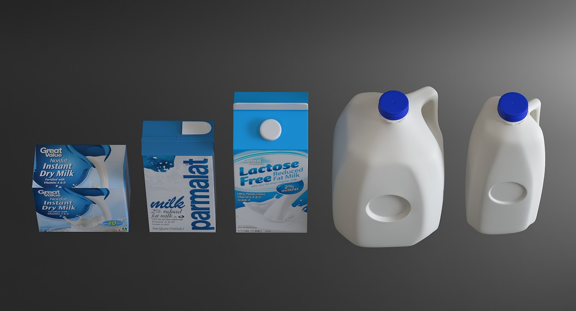 Milk dairy 3D model - TurboSquid 1339675