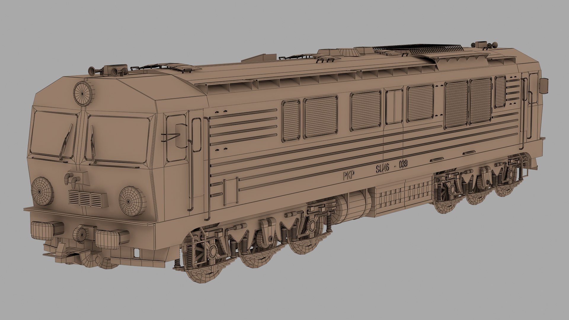 3D Model Pkp Su46 Class Diesel - TurboSquid 1608263