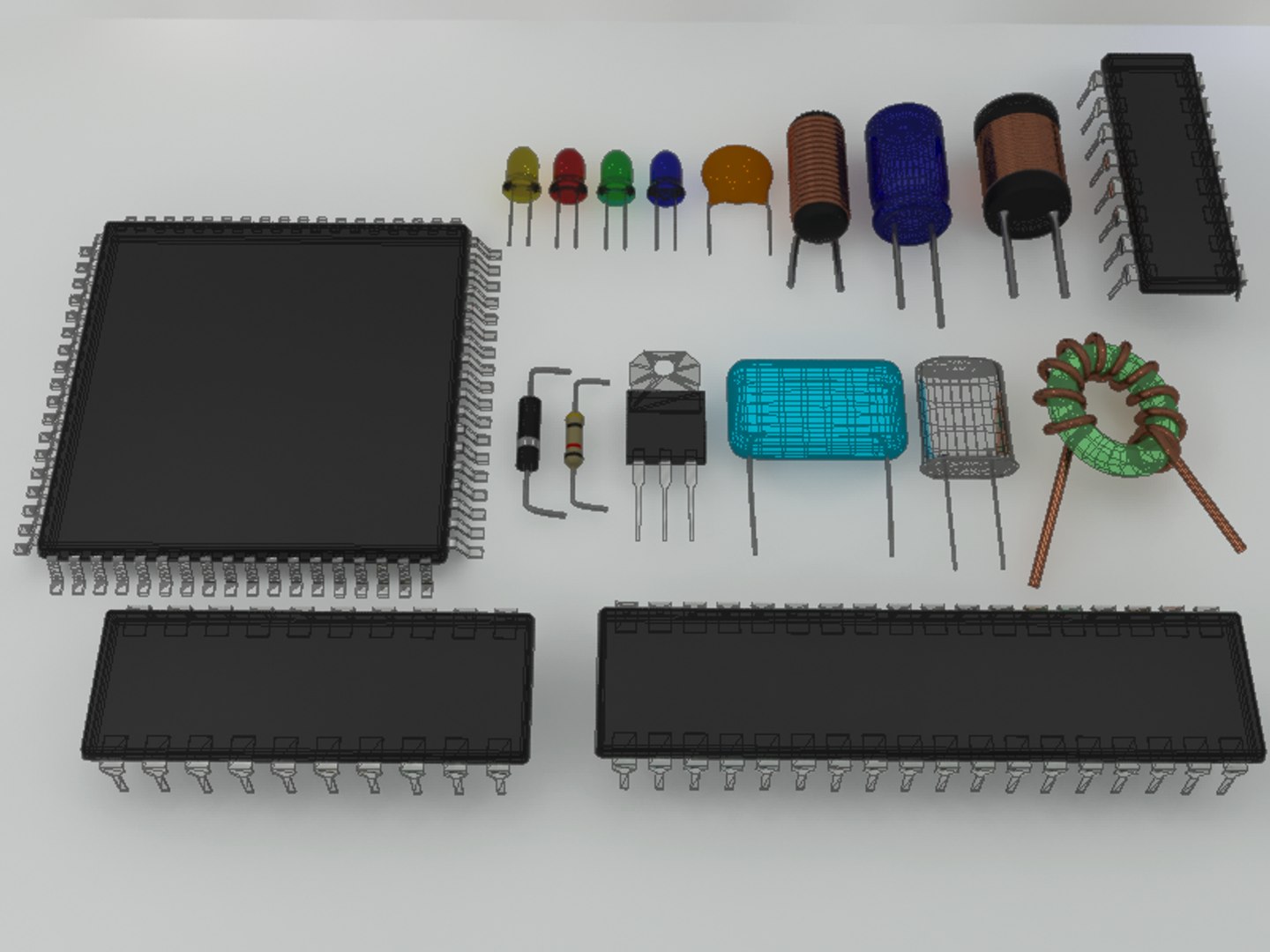 3d 3ds Electronic Components