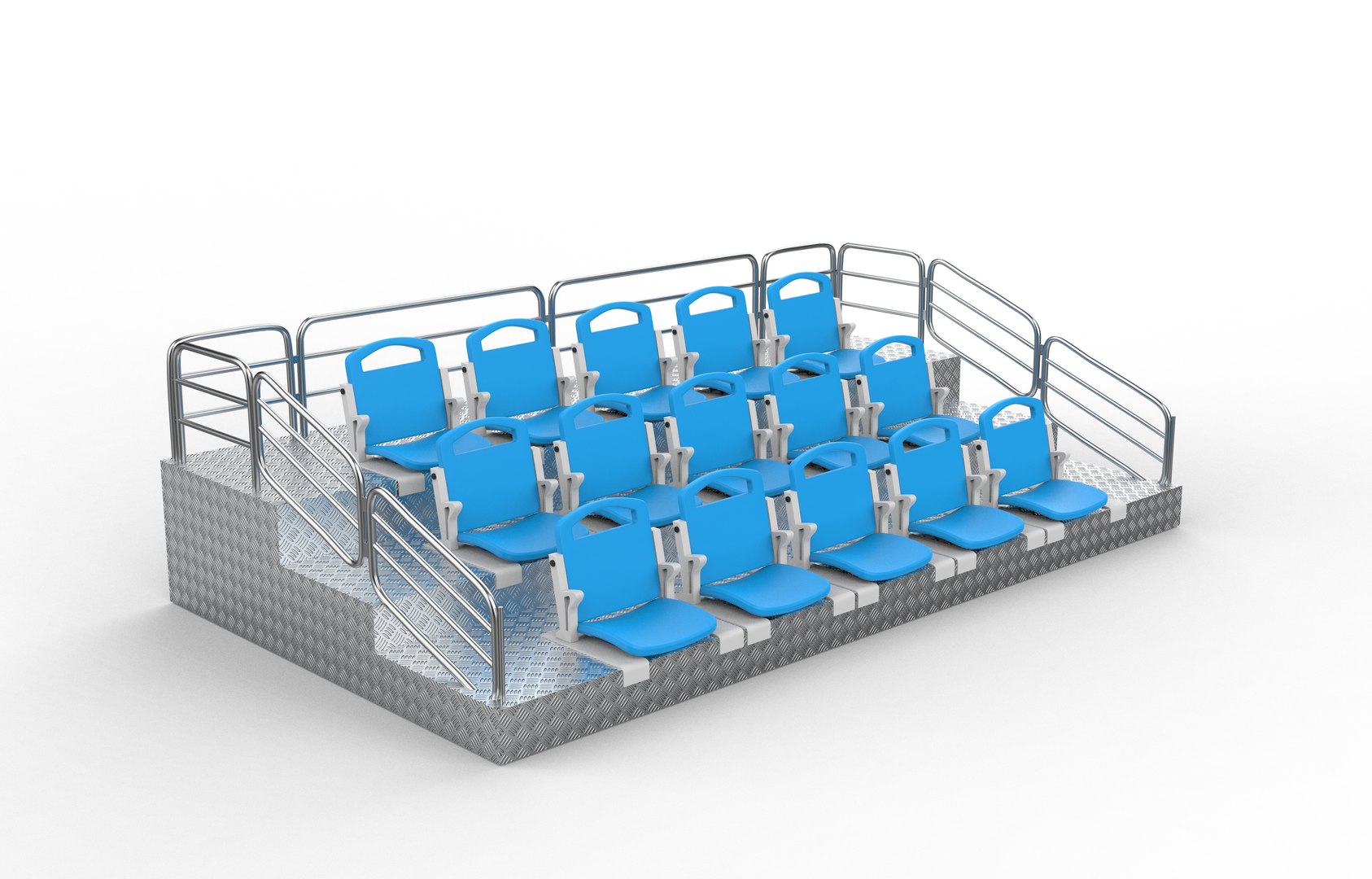 3D Outdoor Movable Grandstand 3D Model - TurboSquid 2361132