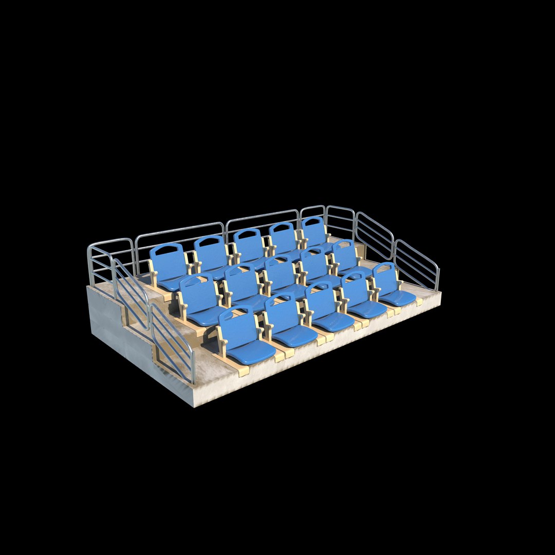 3D Outdoor Movable Grandstand 3D Model - TurboSquid 2361132