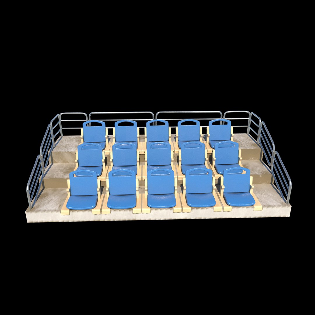 3D Outdoor Movable Grandstand 3D Model - TurboSquid 2361132