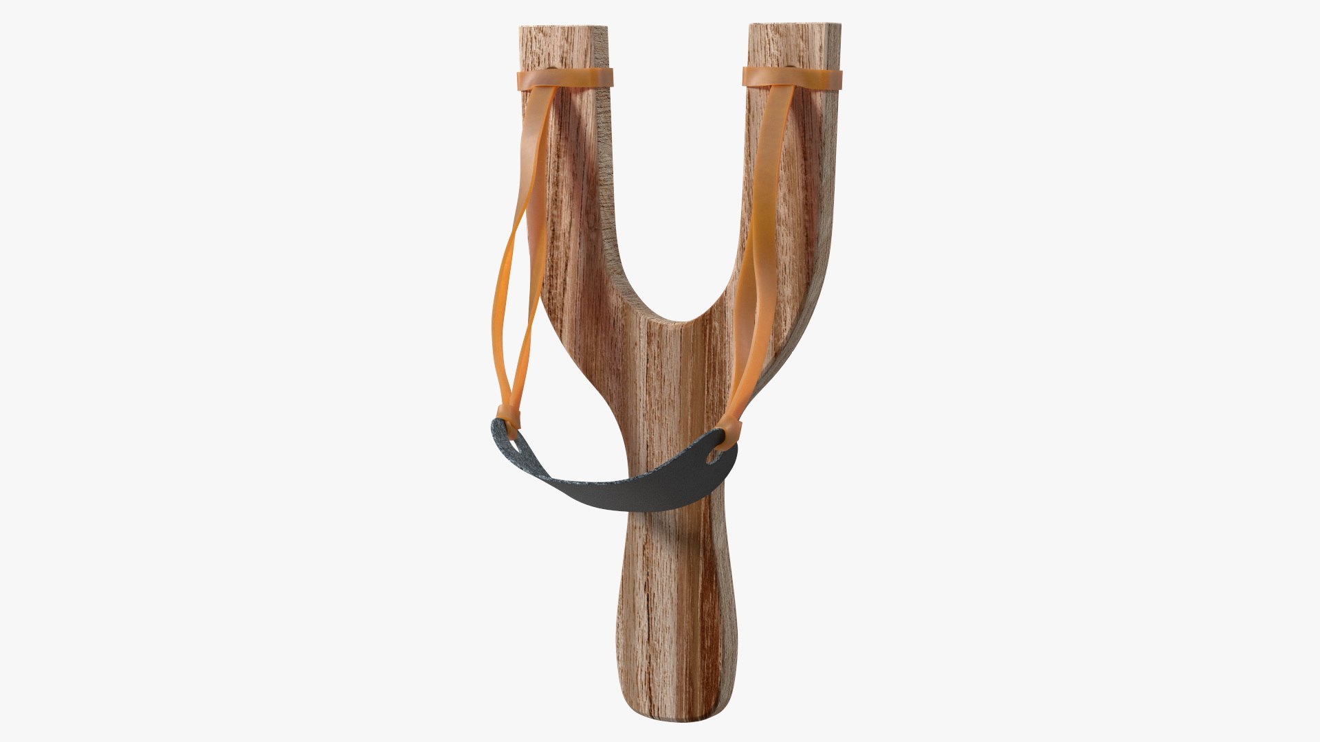 Wooden Slingshot Dark model - TurboSquid 2029476