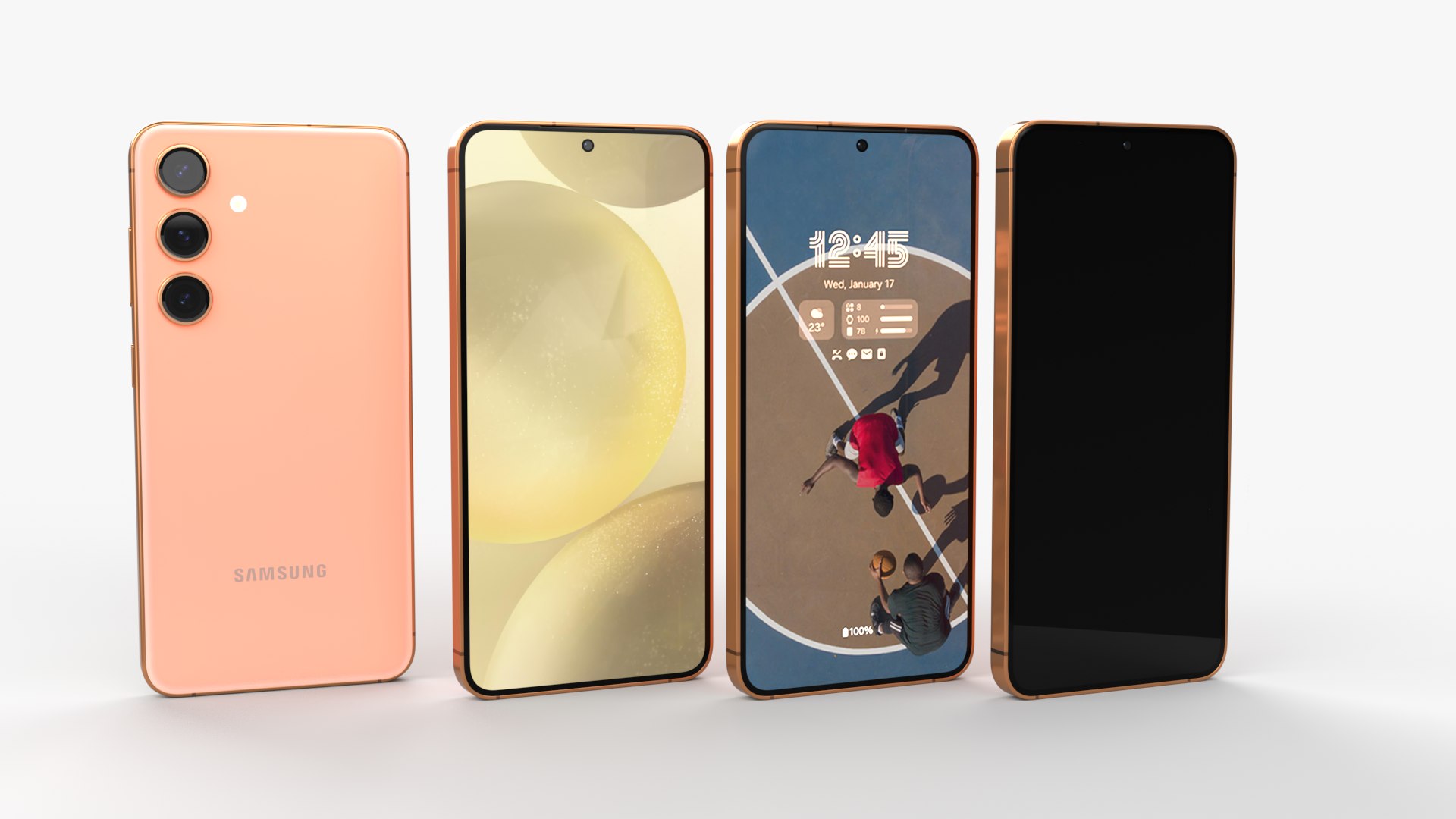 3D Model Samsung Galaxy S24 All Colors 2024 - TurboSquid 2179444