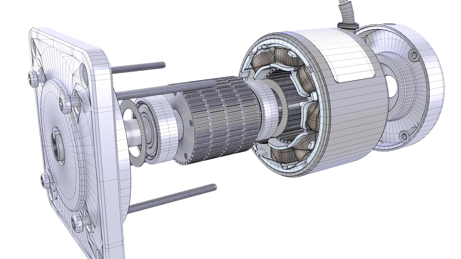 Synchronous Stepper Motor Diagram 116 3D - TurboSquid 2391220