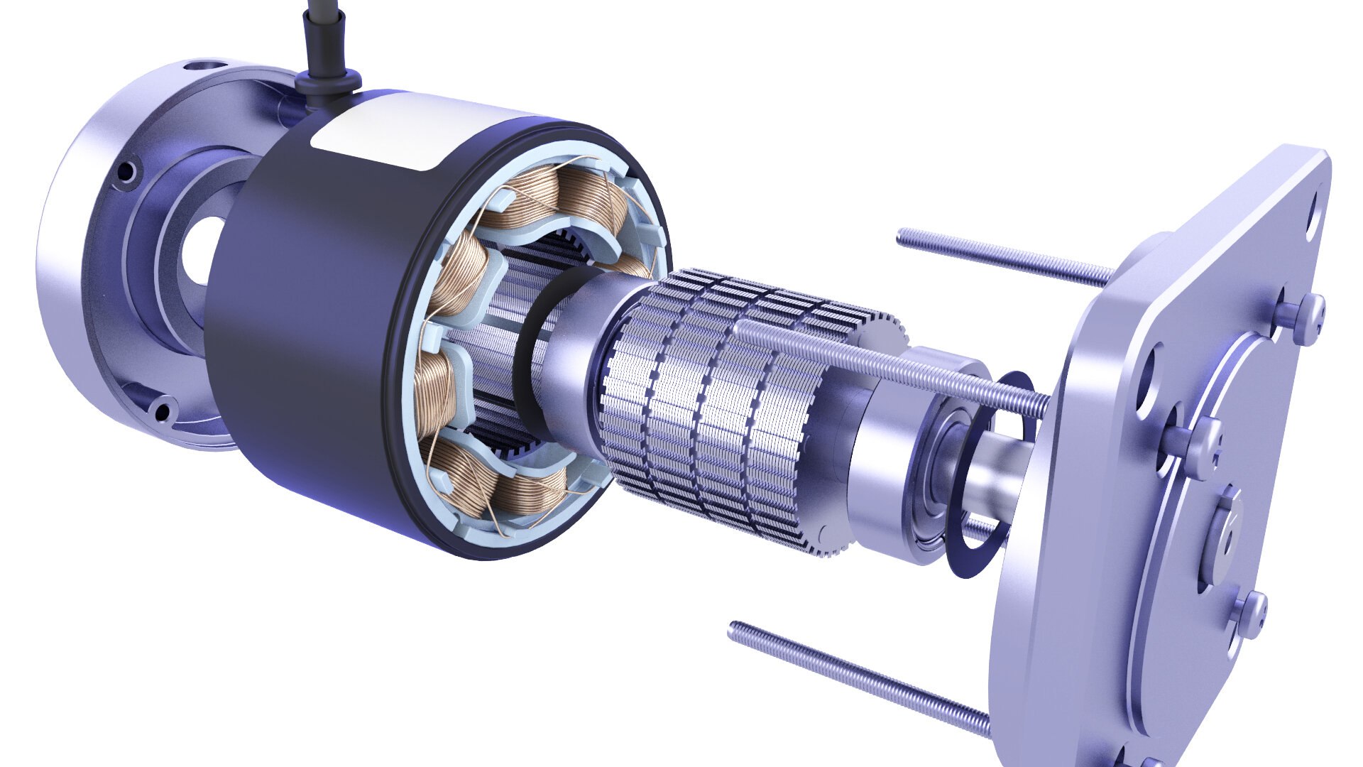 Synchronous Stepper Motor Diagram 116 3D - TurboSquid 2391220