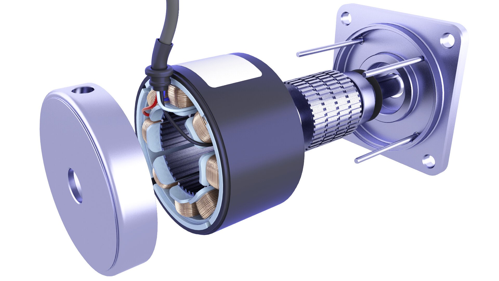 Synchronous Stepper Motor Diagram 116 3D - TurboSquid 2391220