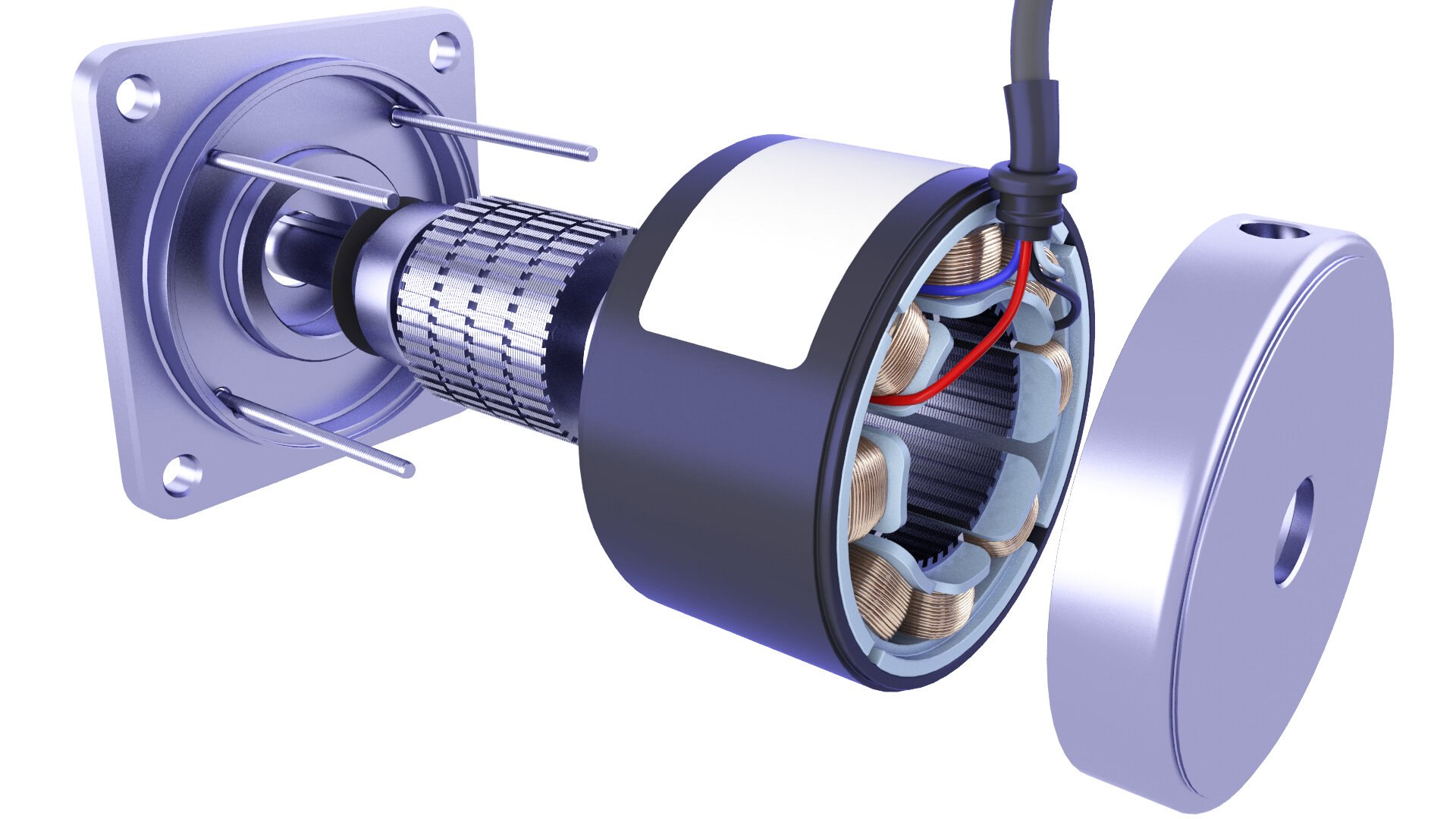 Synchronous Stepper Motor Diagram 116 3D - TurboSquid 2391220