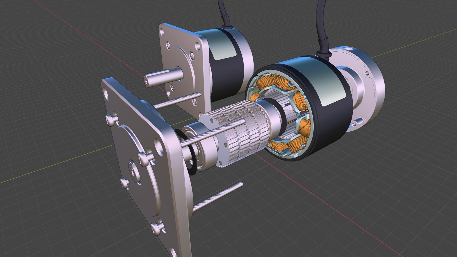 Synchronous Stepper Motor Diagram 116 3D - TurboSquid 2391220