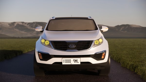 Kia SUV car 3D model 3D model - TurboSquid 1720852