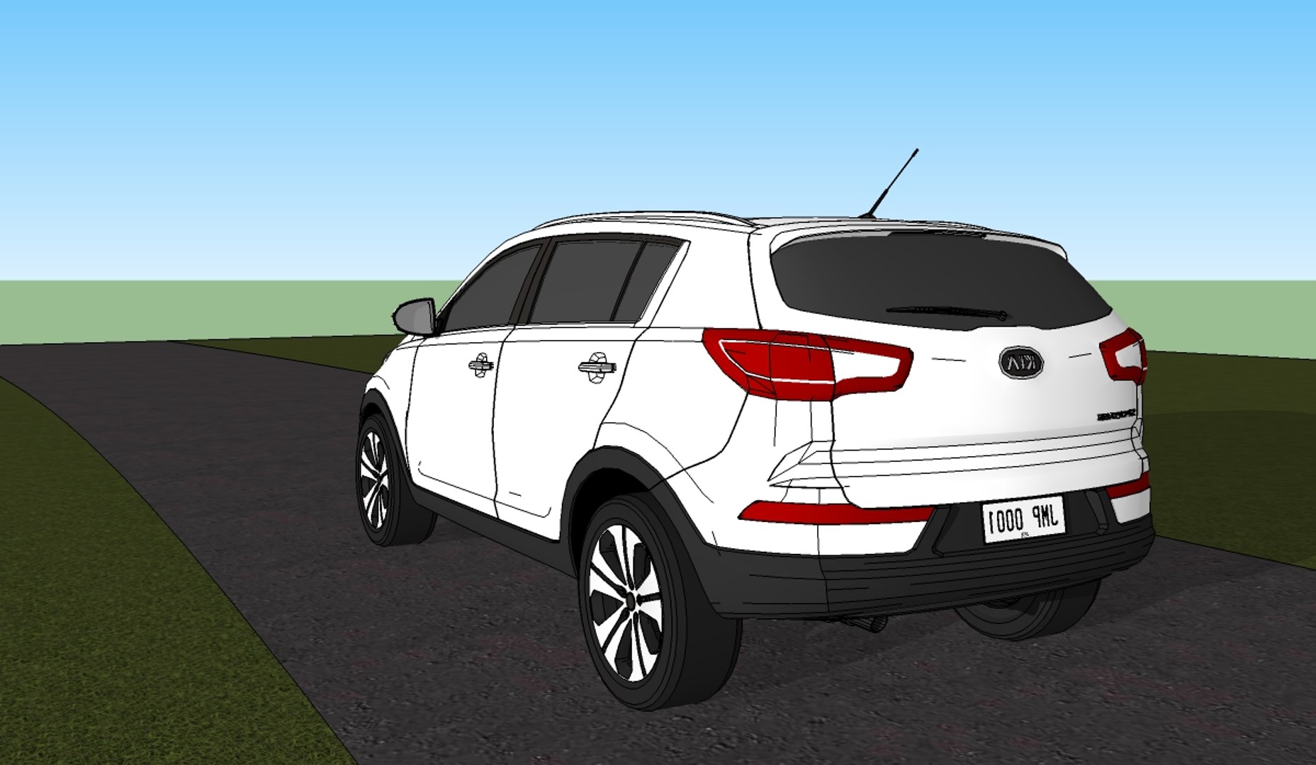 Kia SUV Car 3D Model 3D Model - TurboSquid 1720852