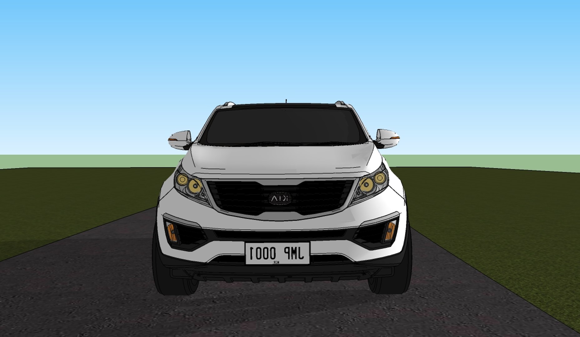 Kia SUV Car 3D Model 3D Model - TurboSquid 1720852