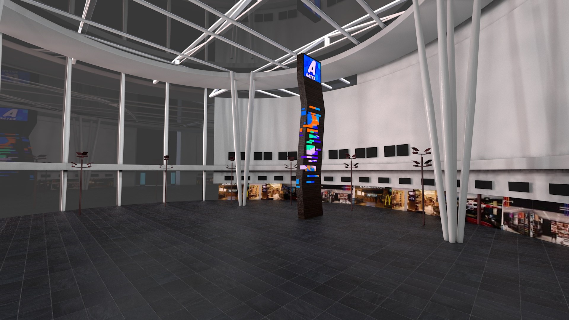 Indianapolis Airport 3D Model - TurboSquid 2302822