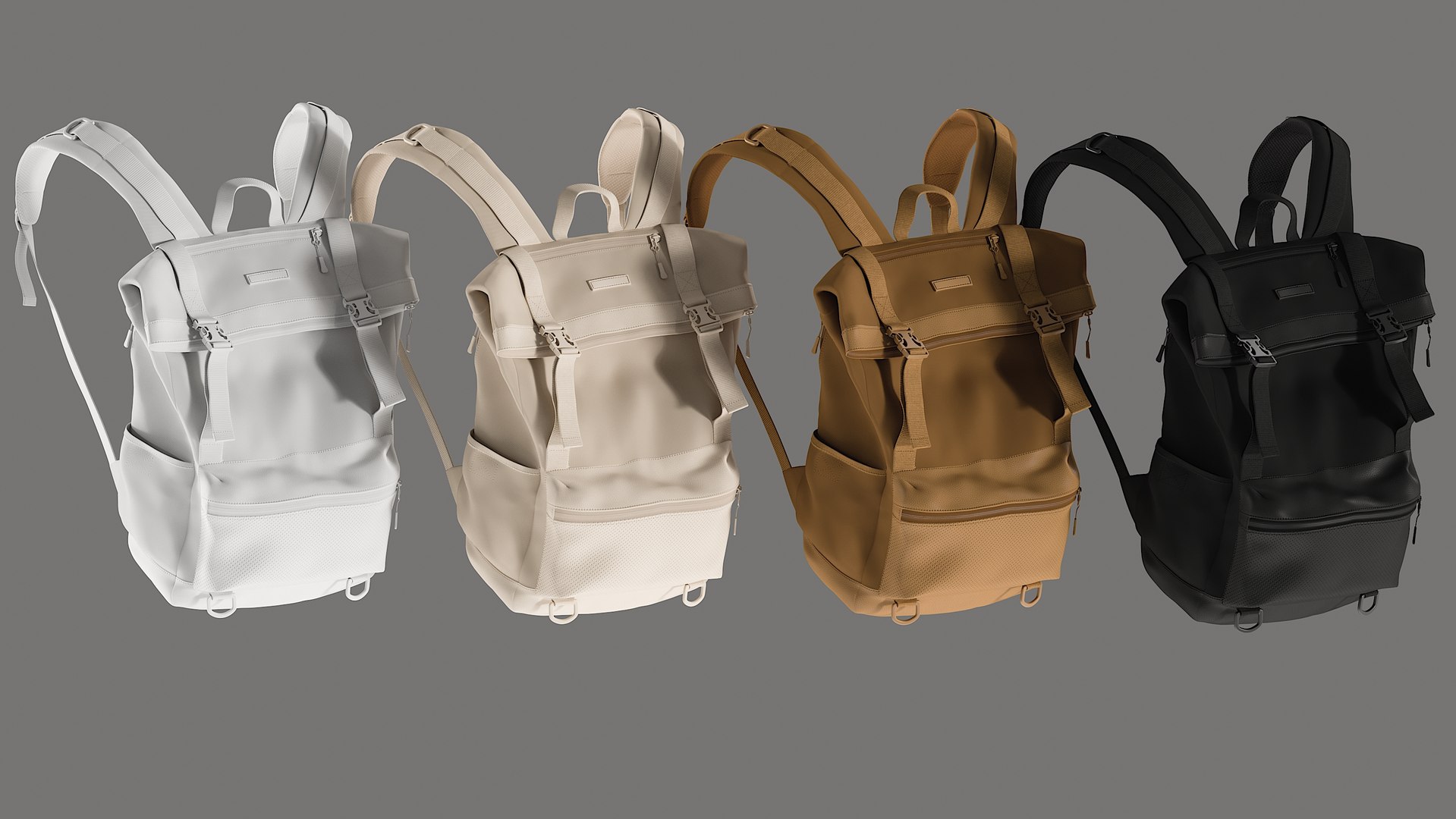 Realistic backpack 6 collections 3D - TurboSquid 1649803