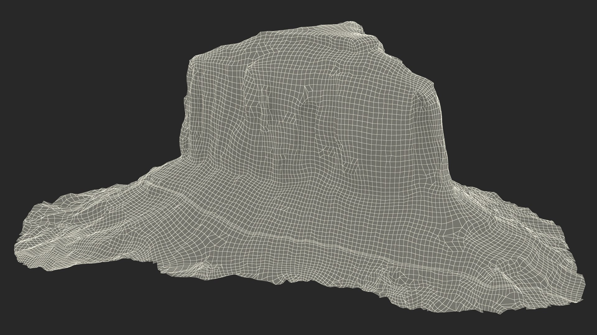 3D Monument Valley Merrick Butte Rock Formation - TurboSquid 2092696