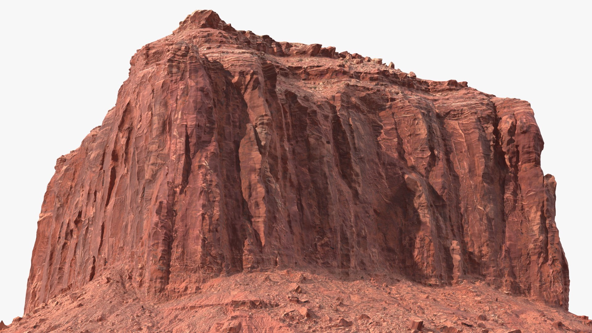 3D Monument Valley Merrick Butte Rock Formation - TurboSquid 2092696