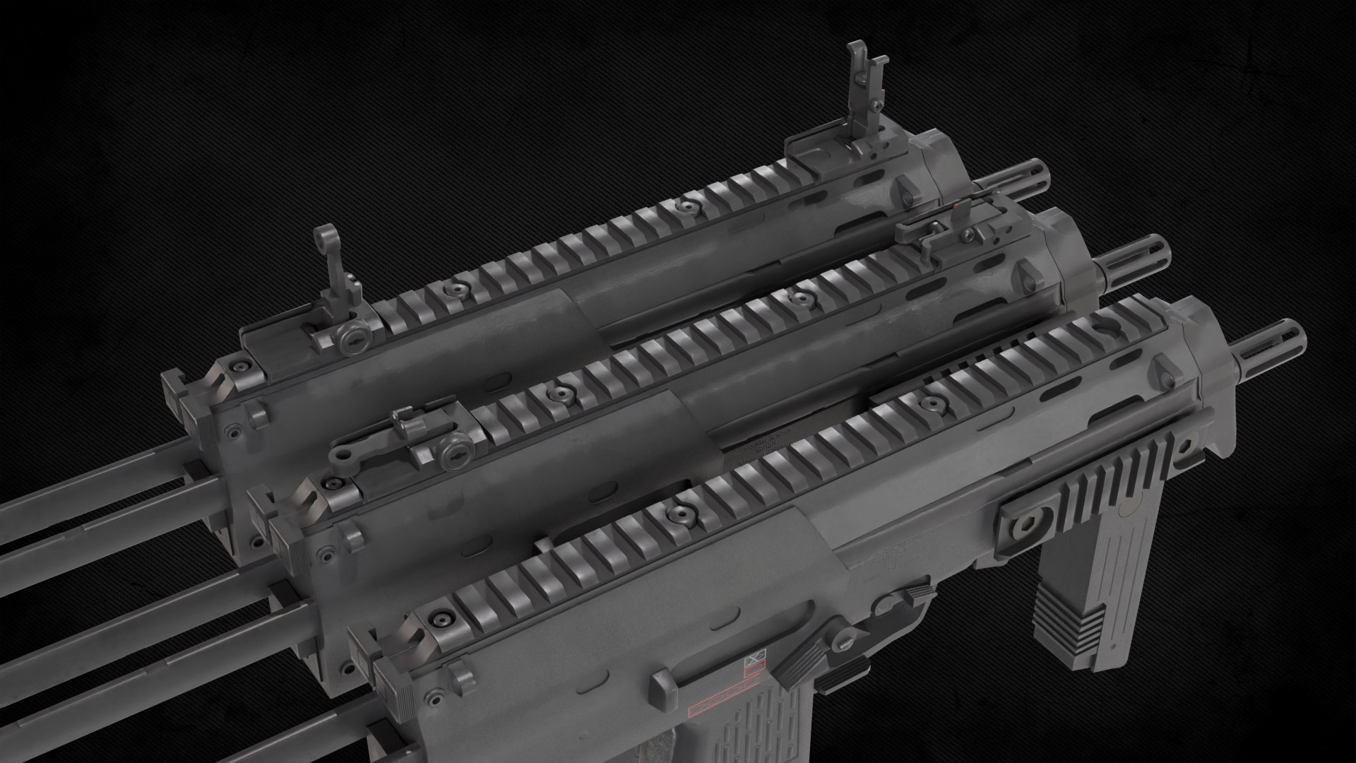 3D Model SMG MP7 - TurboSquid 2150226