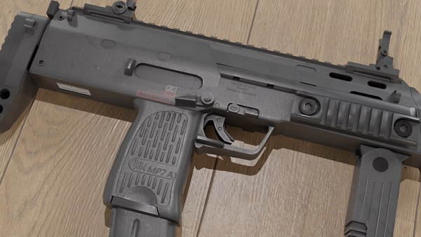 modelo 3d subfusil MP7 gratis - TurboSquid 2150226