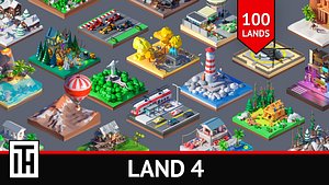 Cartoon Landscapes 3D Models for Download | TurboSquid