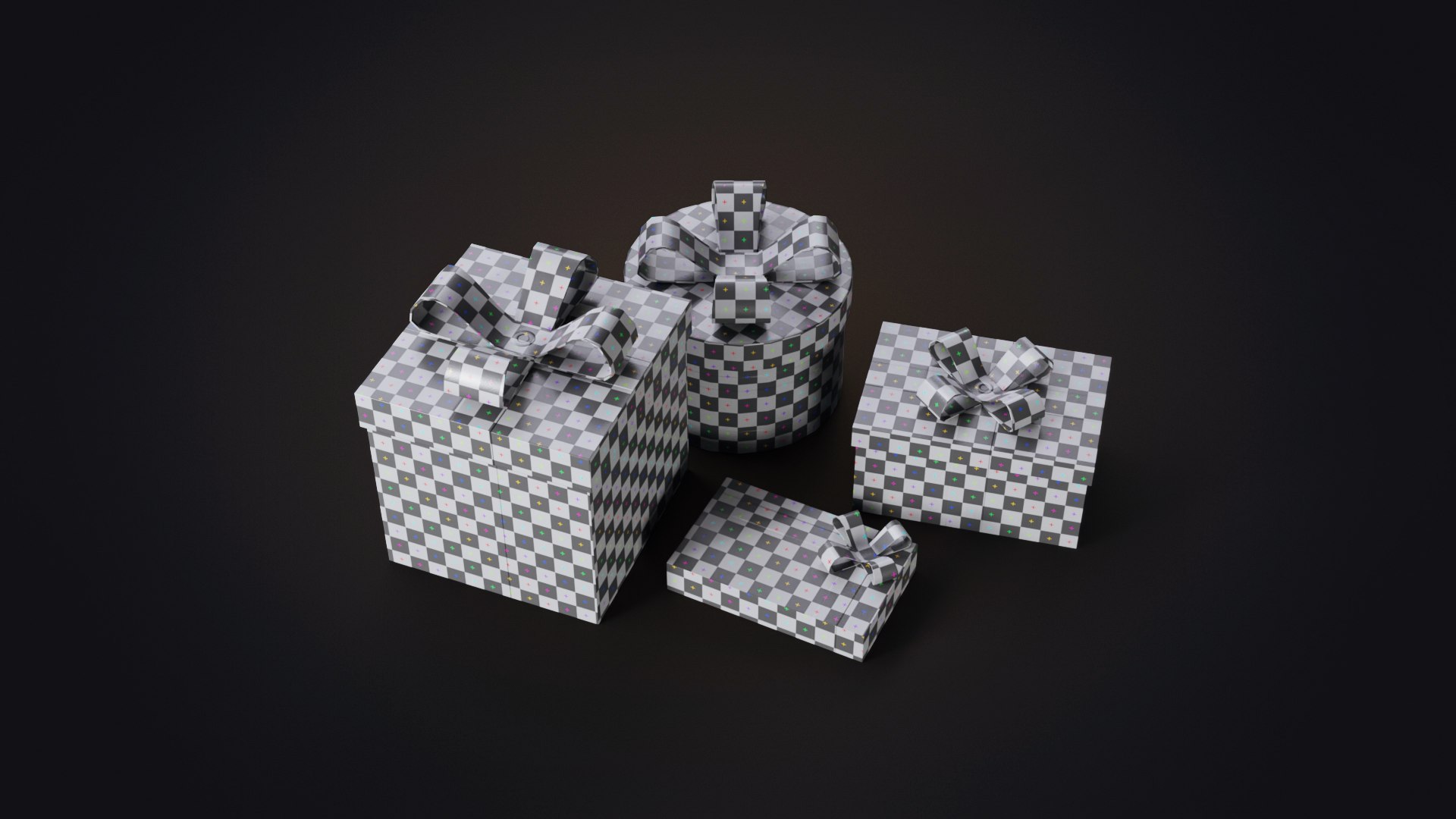 3D christmas gifts - TurboSquid 1641974