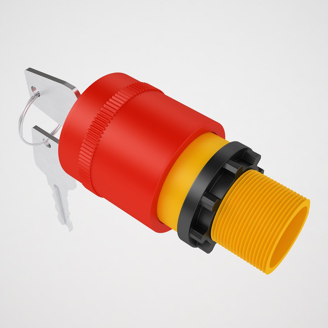 Emergency Stop Key 3D Model - TurboSquid 1250946
