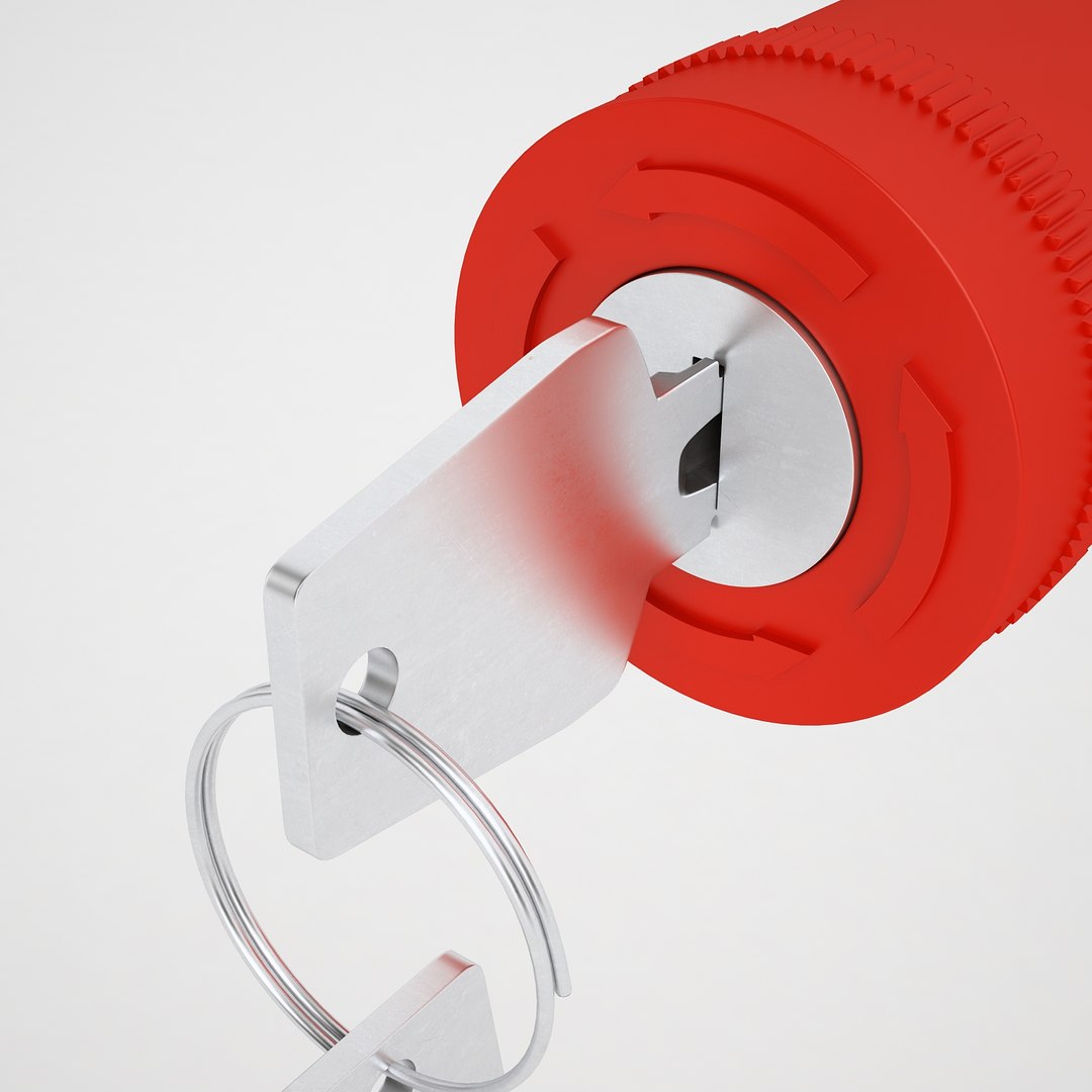 Emergency Stop Key 3D Model - TurboSquid 1250946