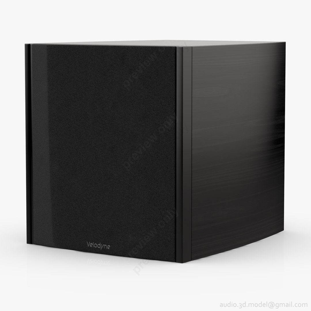 Subwoofer 12 Velodyne Dd-12 3d Model